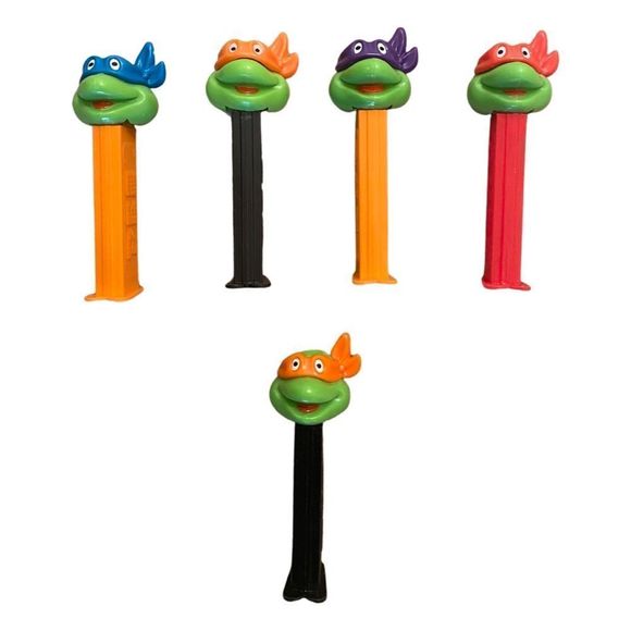 PEZ | Other | Lotof5 Vintage Teenage Mutantninja Turtles Pez Candy ...